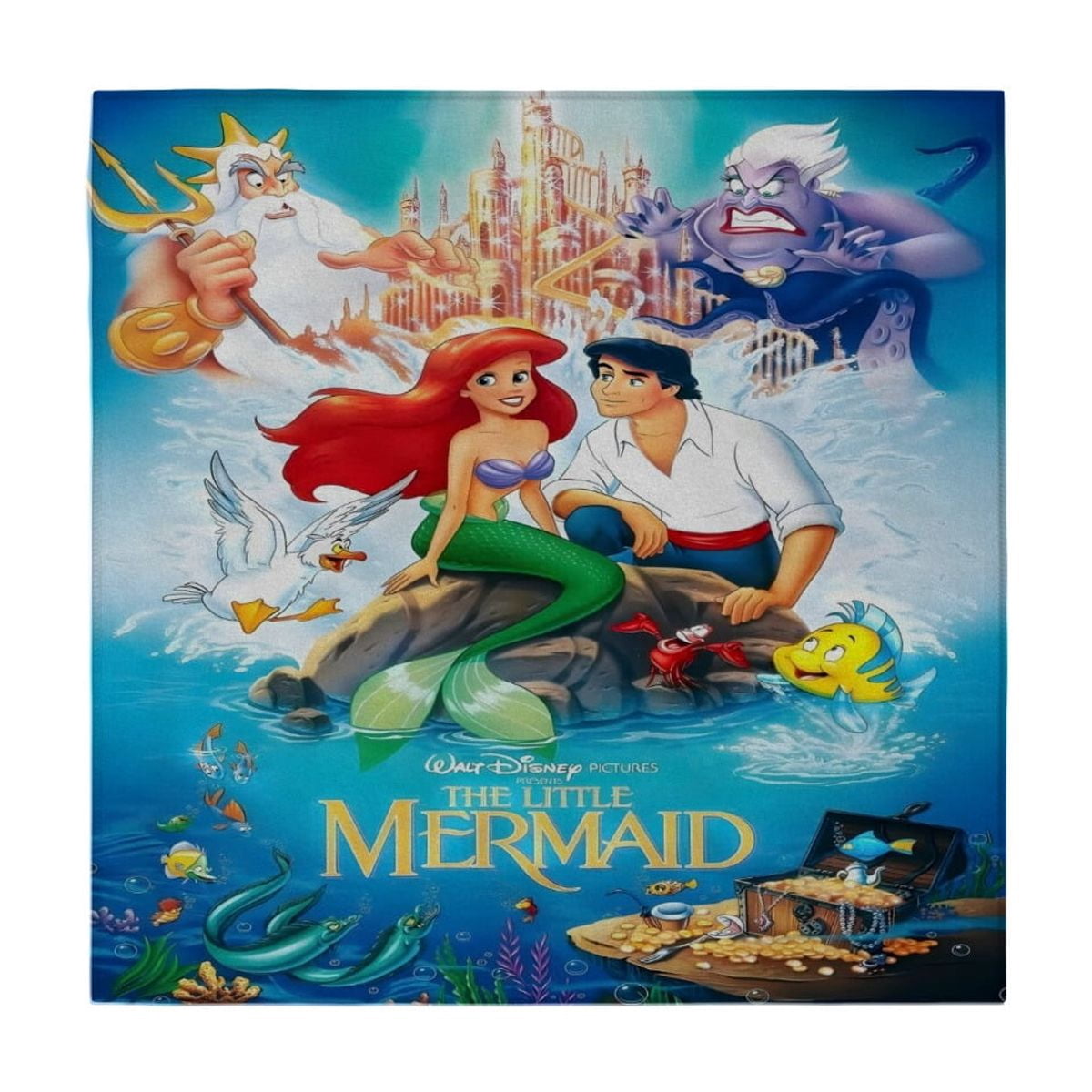 The Little AND Mermaid scarf is soft, stylish, and perfect for fans. It ...