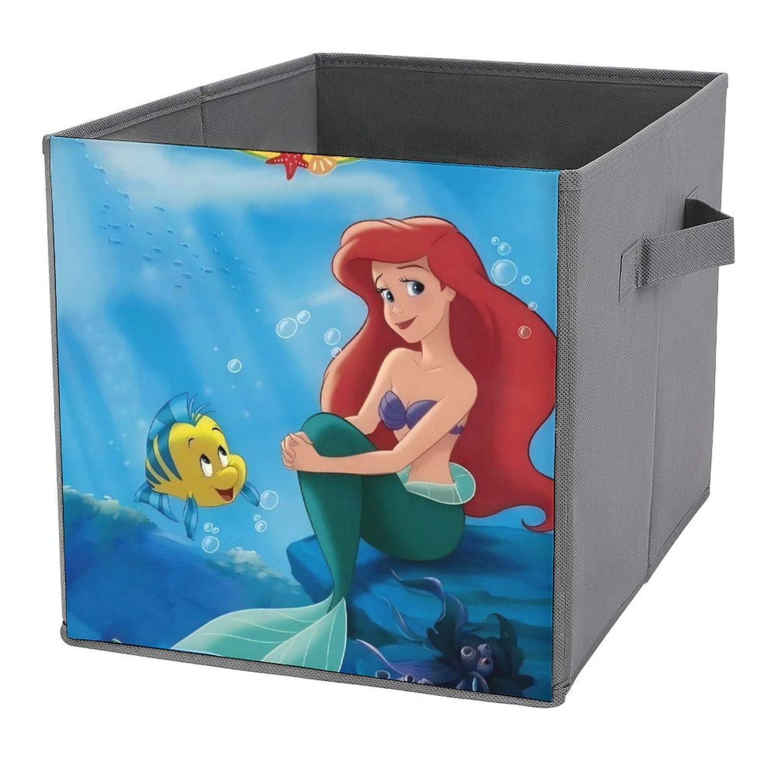 Little Mermaid toy storage box suitable for children's toys folding ...