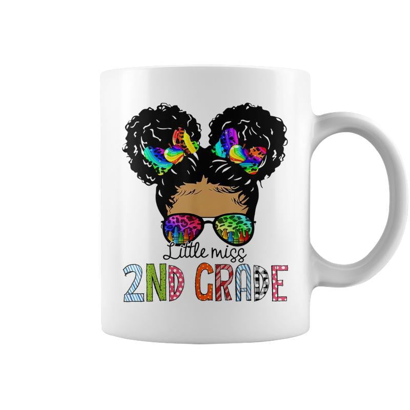Little Miss 2Nd Grade Back To School Cute Melanin Black Girl - Walmart.com