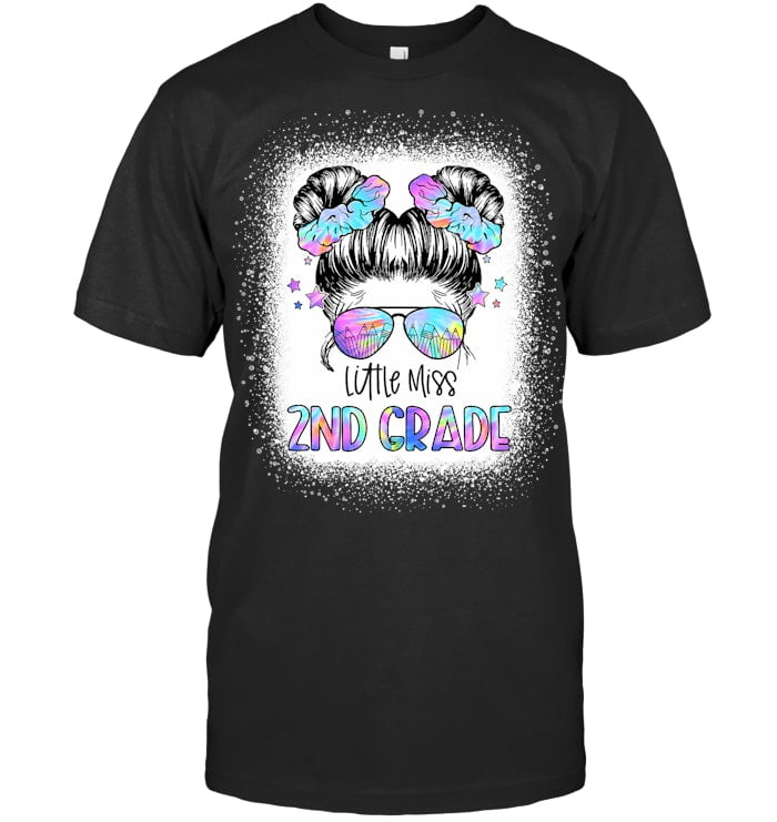 Little Miss 2nd Grade First Day Of School Second Grade Girls Tshirt ...