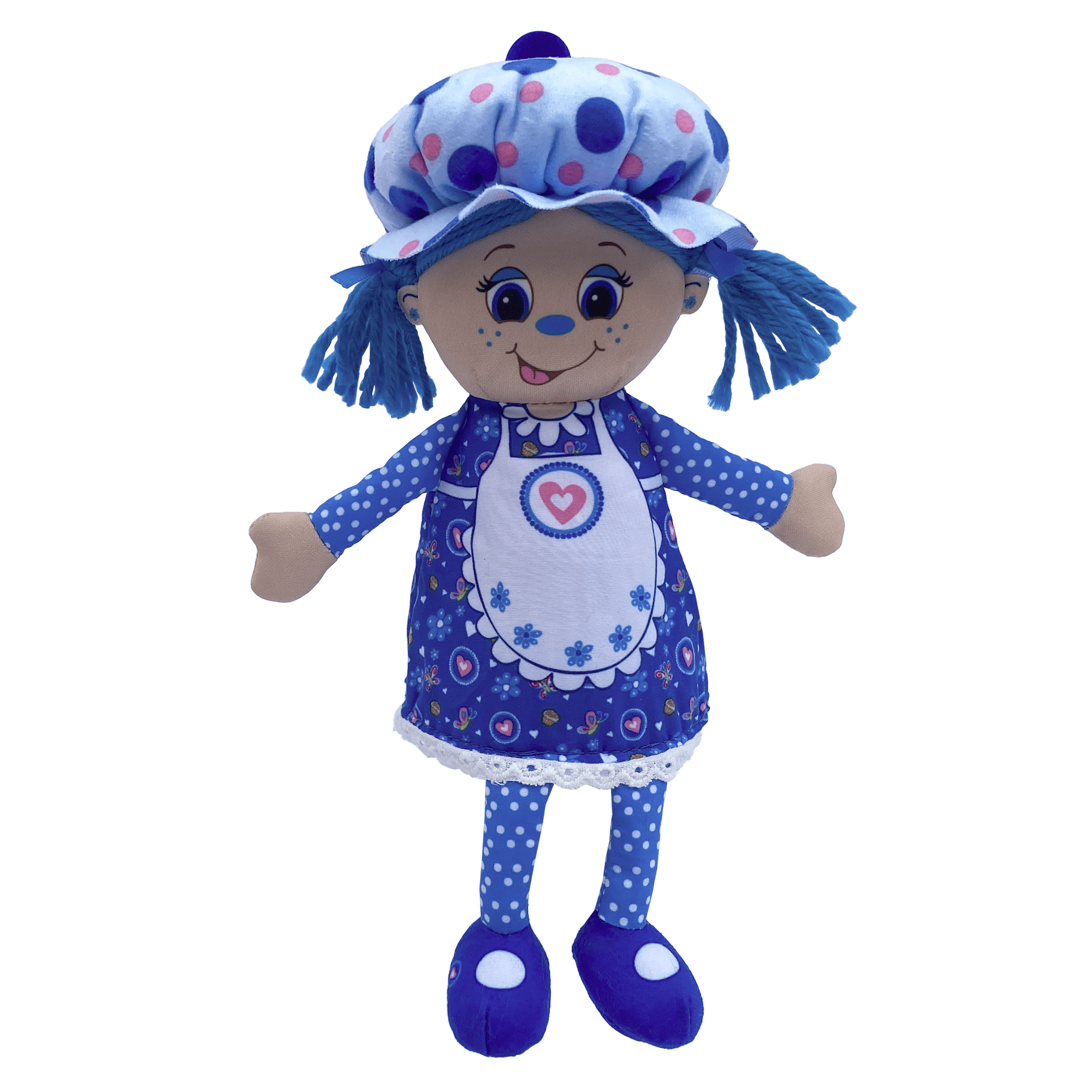 Little Miss Blueberry 9in Soft Doll flips into a Muffin - Walmart.com