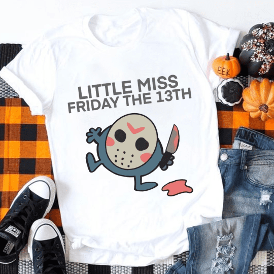 Little Miss Friday The 13th T-Shirt Up to size 4XL - Walmart.com