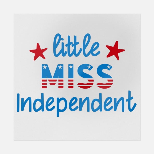 Little Miss Independent Transfer - Walmart.com
