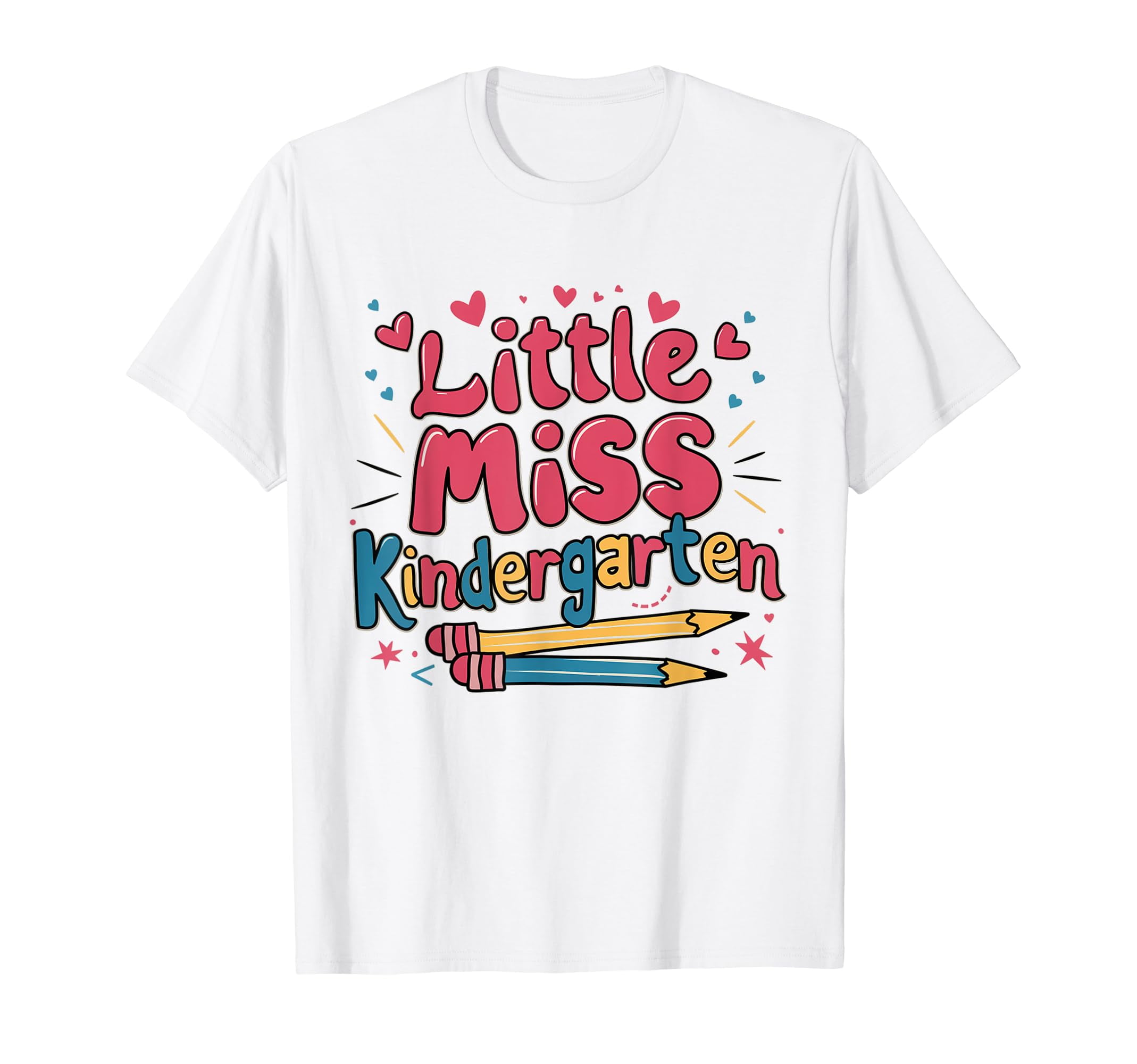 Little Miss Kindergarten Back To School Kinder Girls T-Shirt - Walmart.com