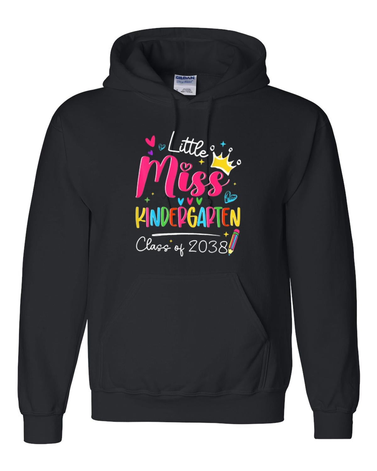 Little Miss Kindergarten Class of 2038 School Themed Gift Hoodie, for ...
