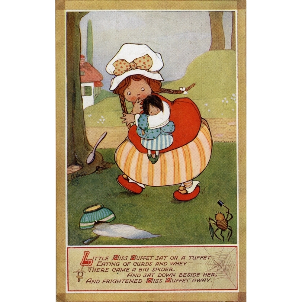 Little Miss Muffet Poster Print By Mary Evans Picture Librarypeter ...