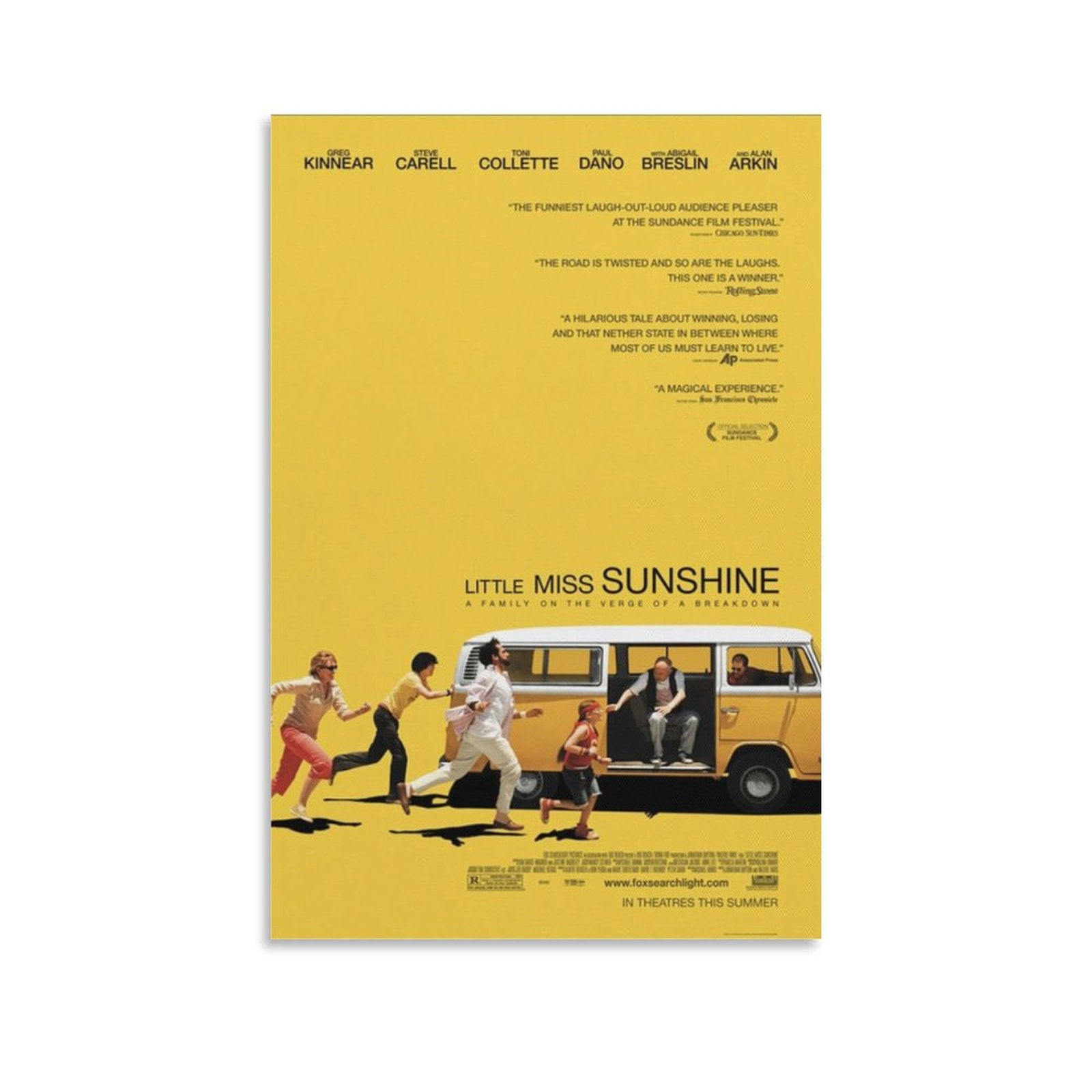 Little Miss Sunshine Movie Poster Painting On Canvas Wall Art Poster ...
