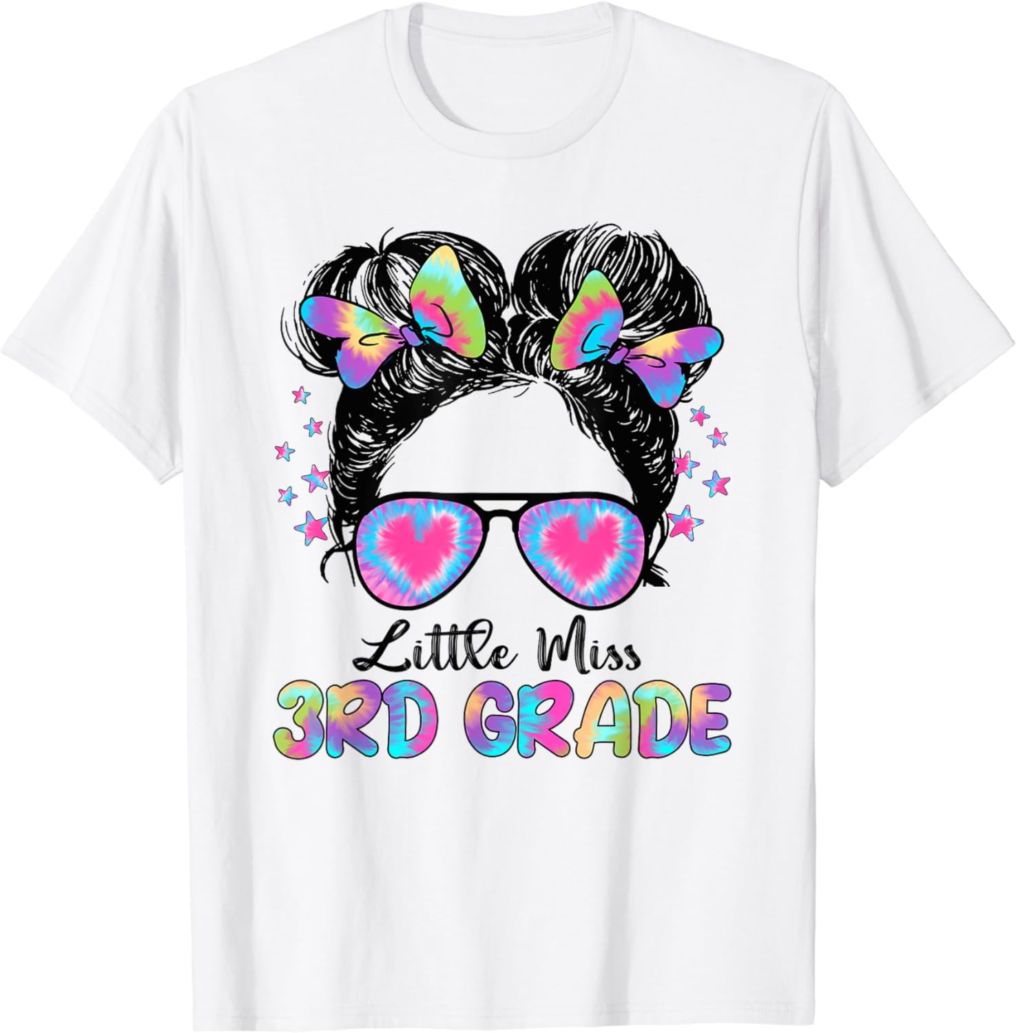 Little Miss Third Grade Girls Back To School Shirt 3rd Grade T-Shirt ...