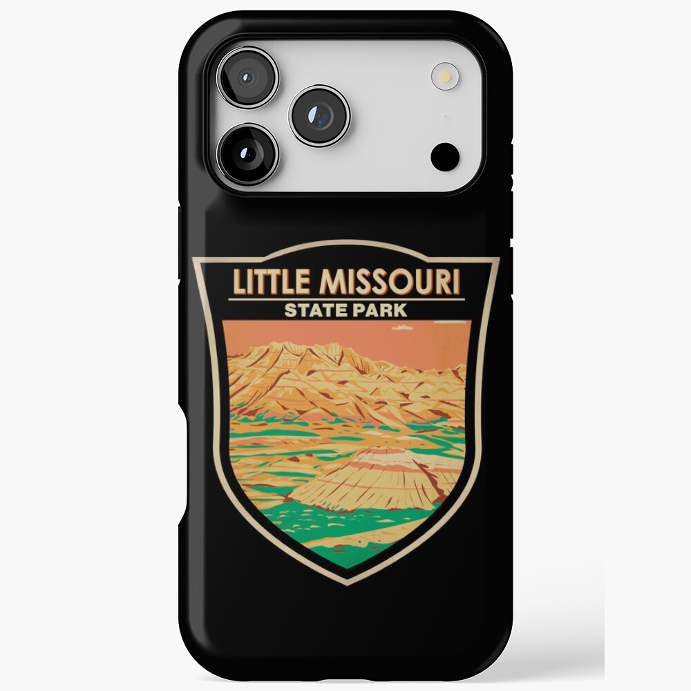 Little Missouri State Park North Dakota Vintage Travel Badge For iPhone ...