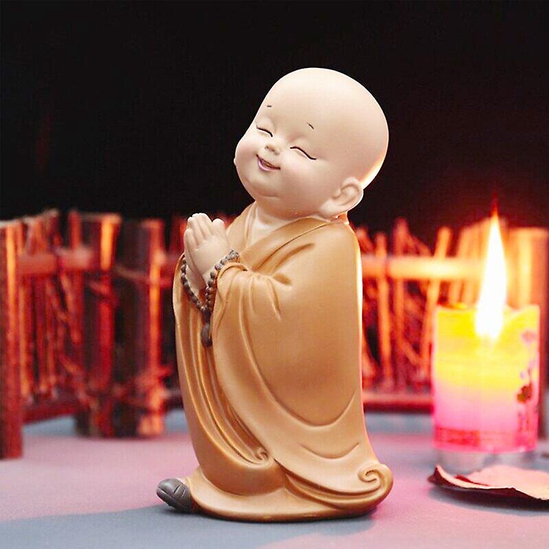 Little Monk Figurine Mini Monk Statue Cute Buddha Monk Statue Monk ...