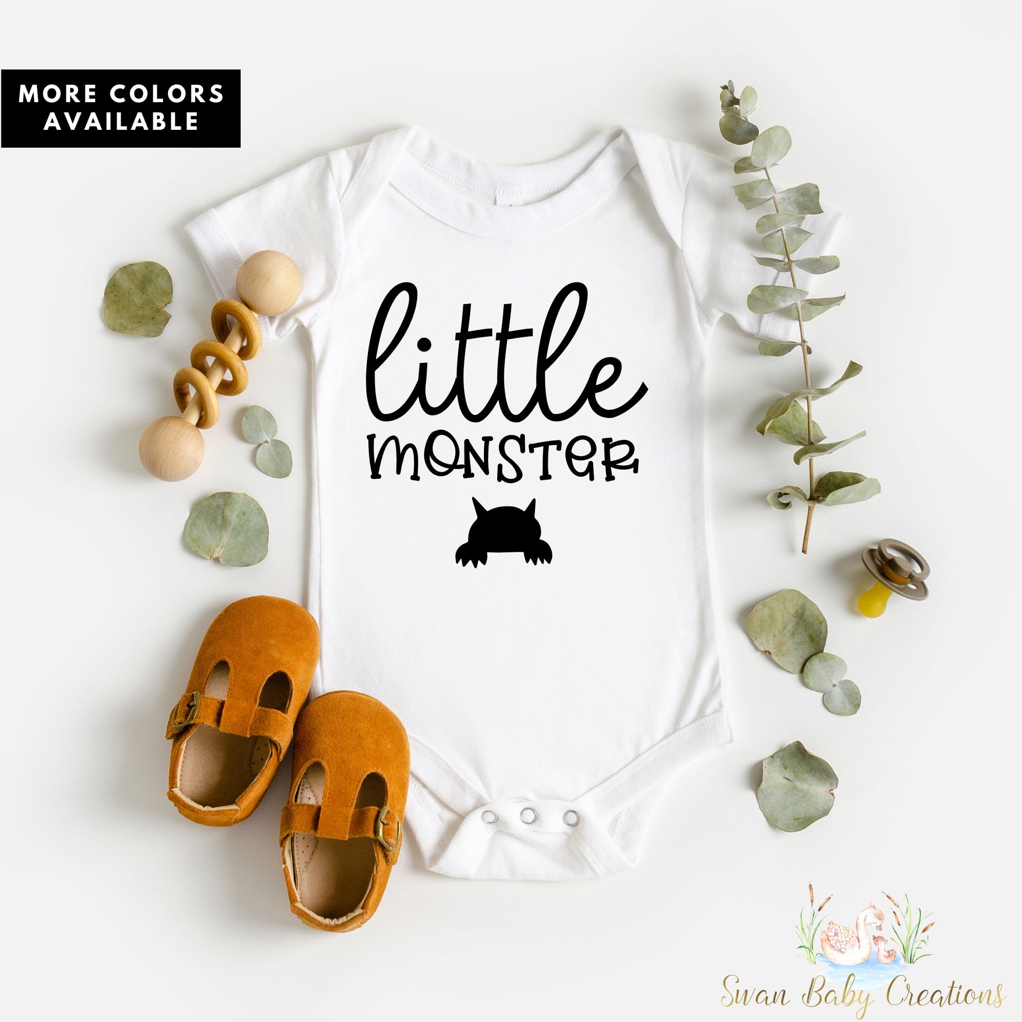 Little Monster Baby Baby Cute Baby Shower Gift Valentines Day Outfit ...