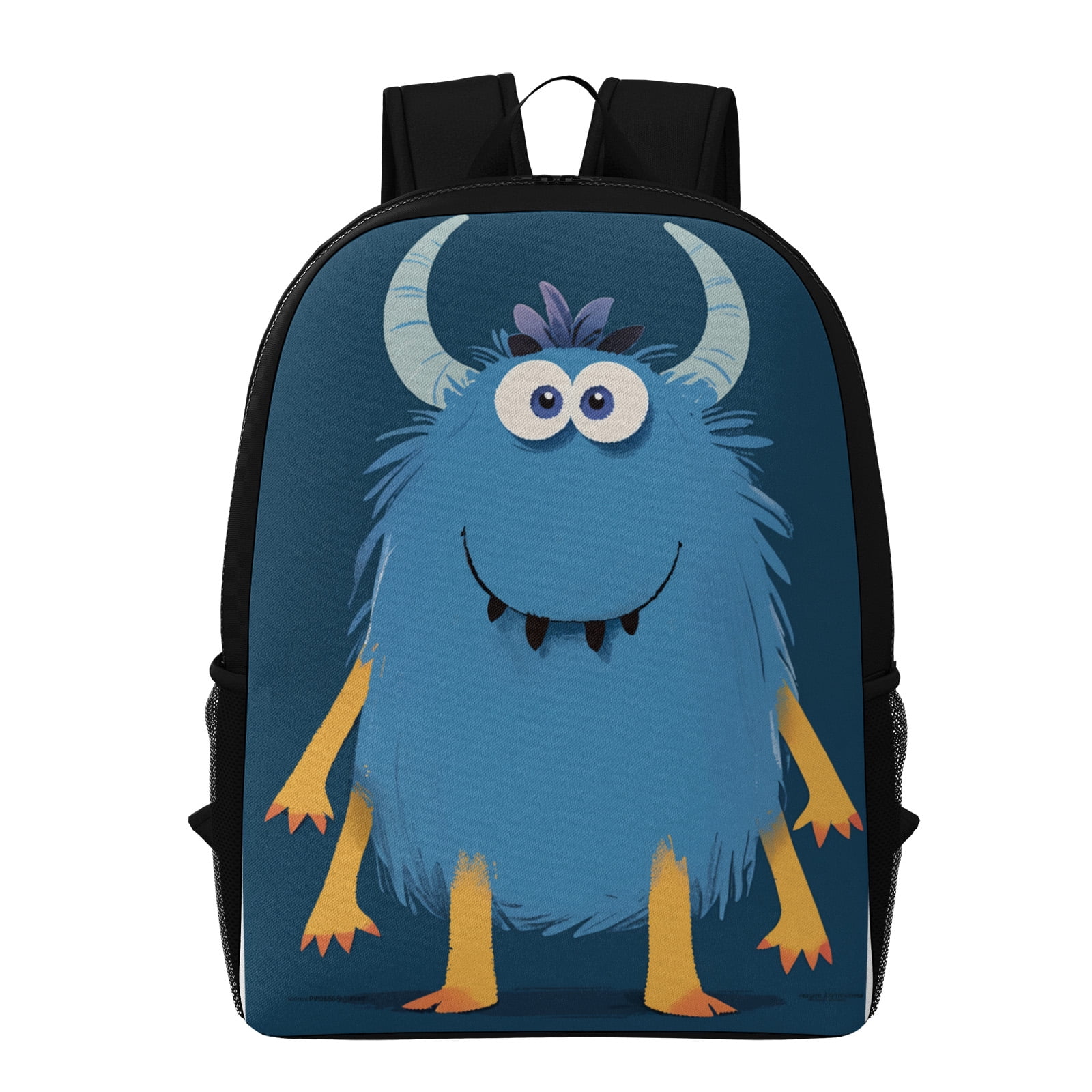 Little Monster Student Bag – Premium Simple School Backpack, Durable ...