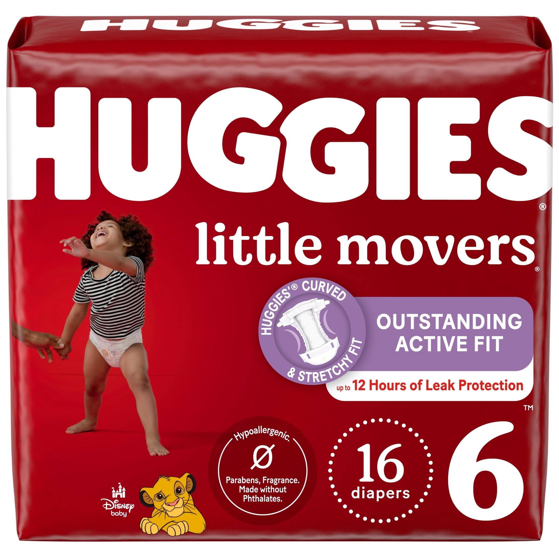 Little Movers Baby Disposable Diapers - Size 6 - 16ct - Walmart.com
