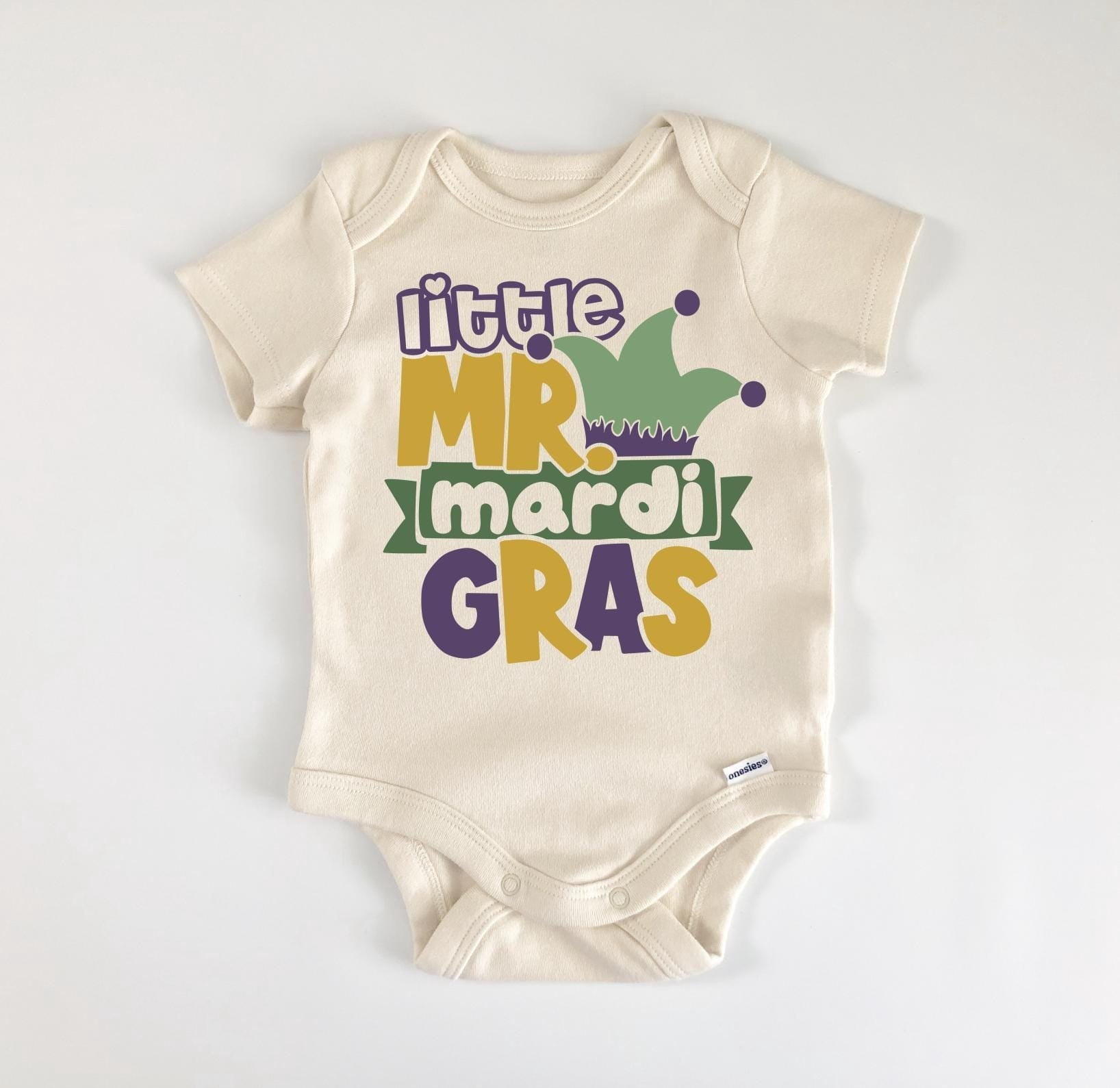 Little Mr. Mardi Gras - Baby Boy Girl Clothes Infant Bodysuit Funny ...