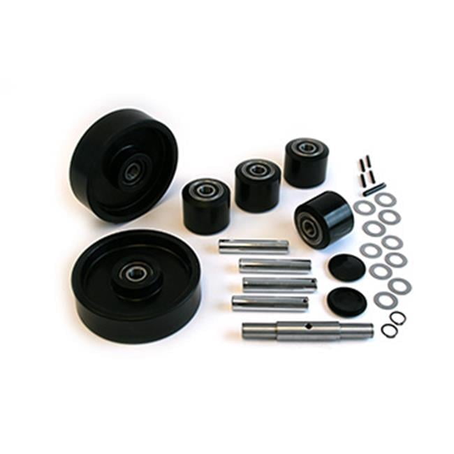 Little Mule Black Complete Wheel Kit for Manual Pallet Jack ...