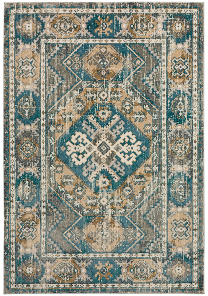 Dalyn Karma Area Rug KM22 Km22 Charcoal Charcoal Diamonds Petals 3' 3 ...