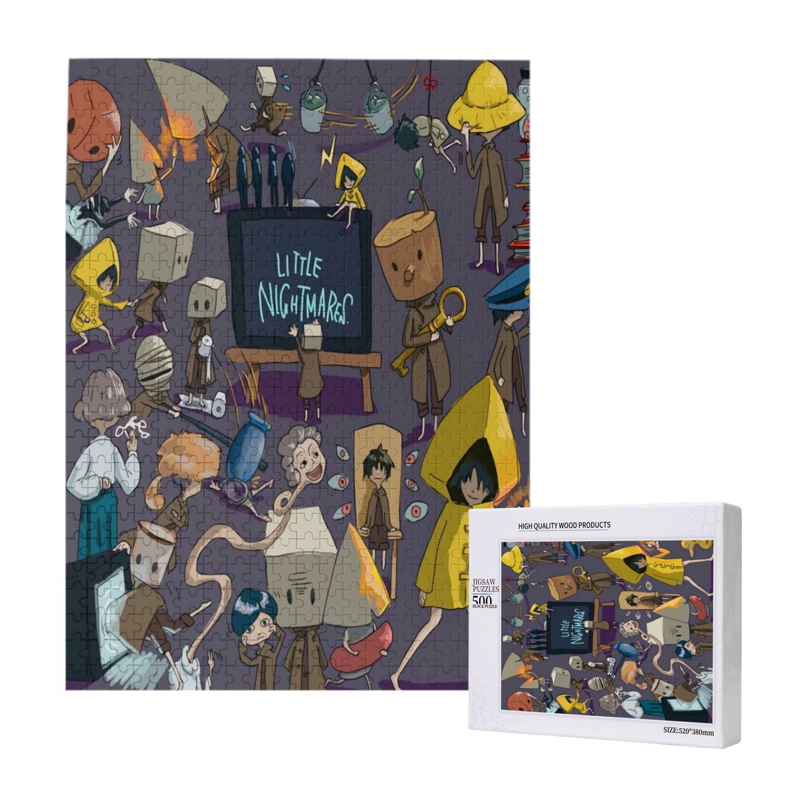 Little Nightmares 1000 Piece Jigsaw Puzzle for Kids Adults, Colorful ...