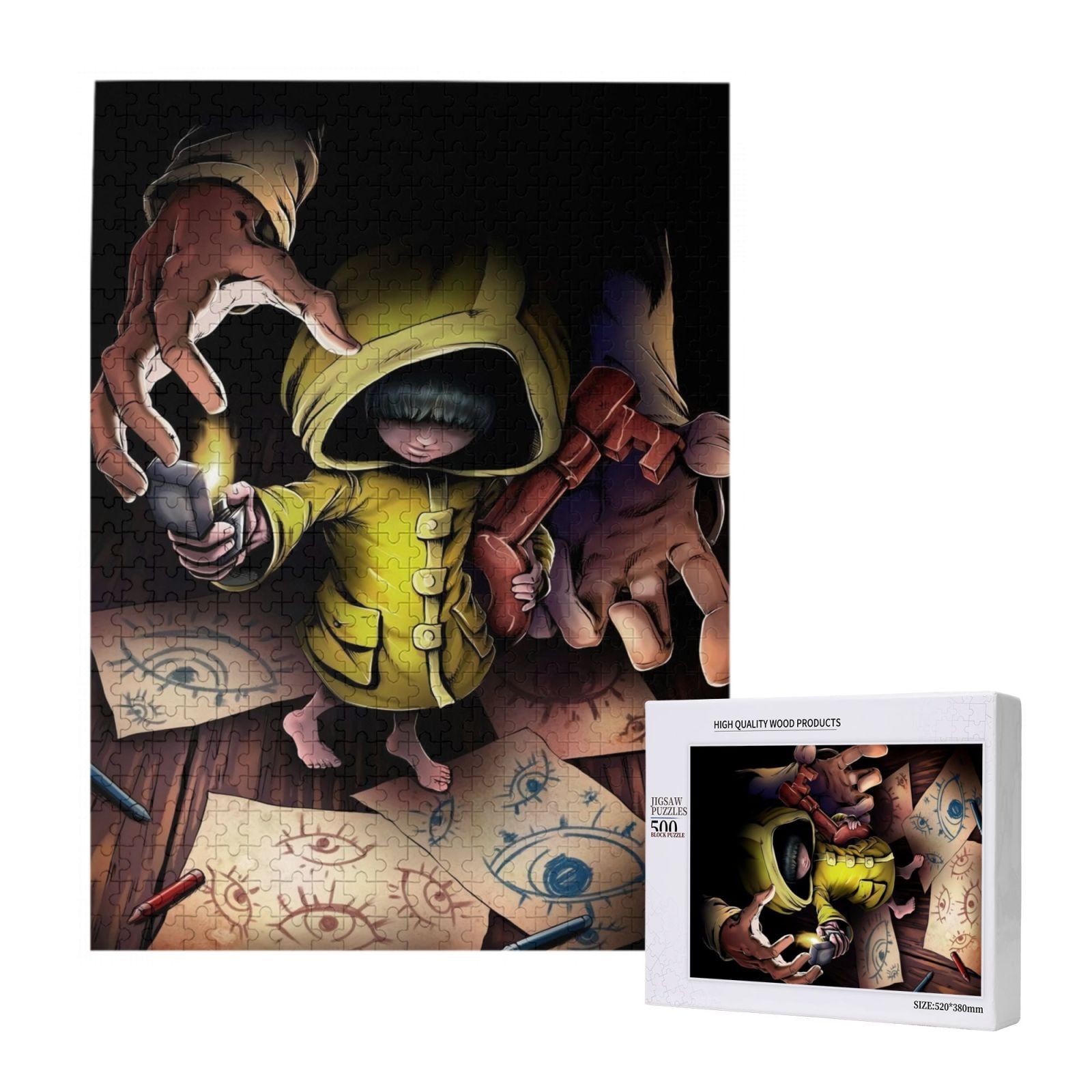 Little Nightmares 300 Piece Jigsaw Puzzle for Kids Adults, Colorful ...