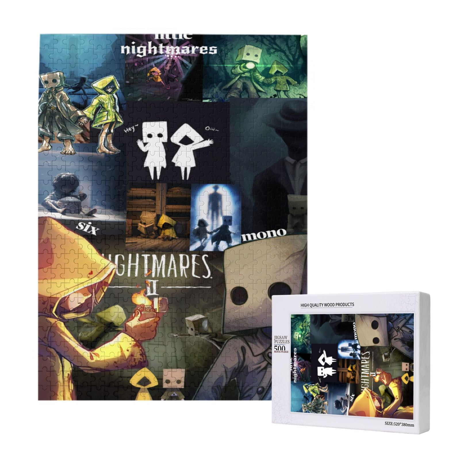 Little Nightmares 500 Piece Jigsaw Puzzle for Kids Adults, Colorful ...