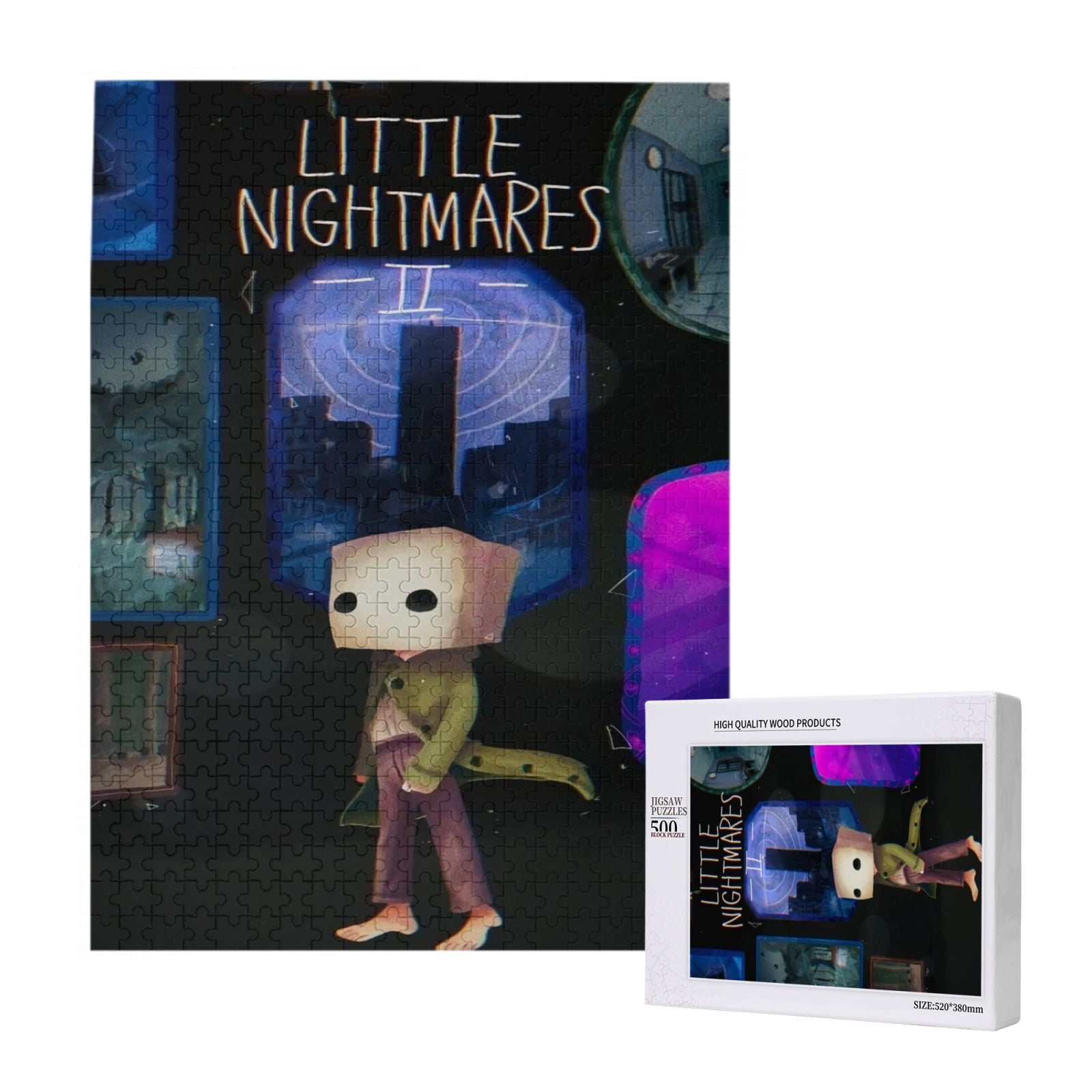 Little Nightmares 500 Piece Jigsaw Puzzle for Kids Adults, Colorful ...