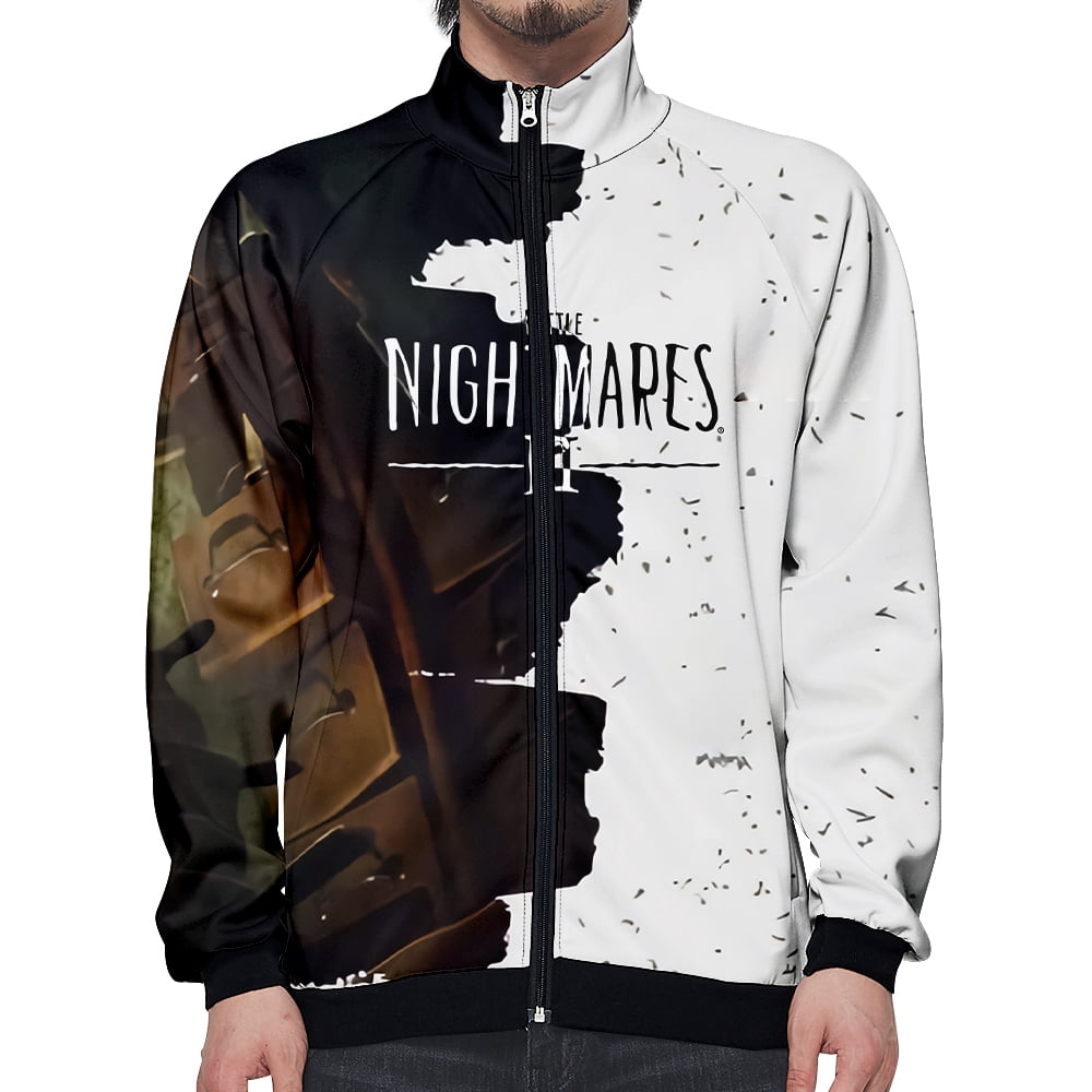 Little Nightmares Jacket Stand Collar Thin Coat of Men Hip Hop 3D Adult ...