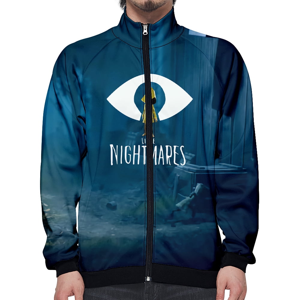 Little Nightmares Jacket Stand Collar Thin Coat of Men Hip Hop 3D Adult ...