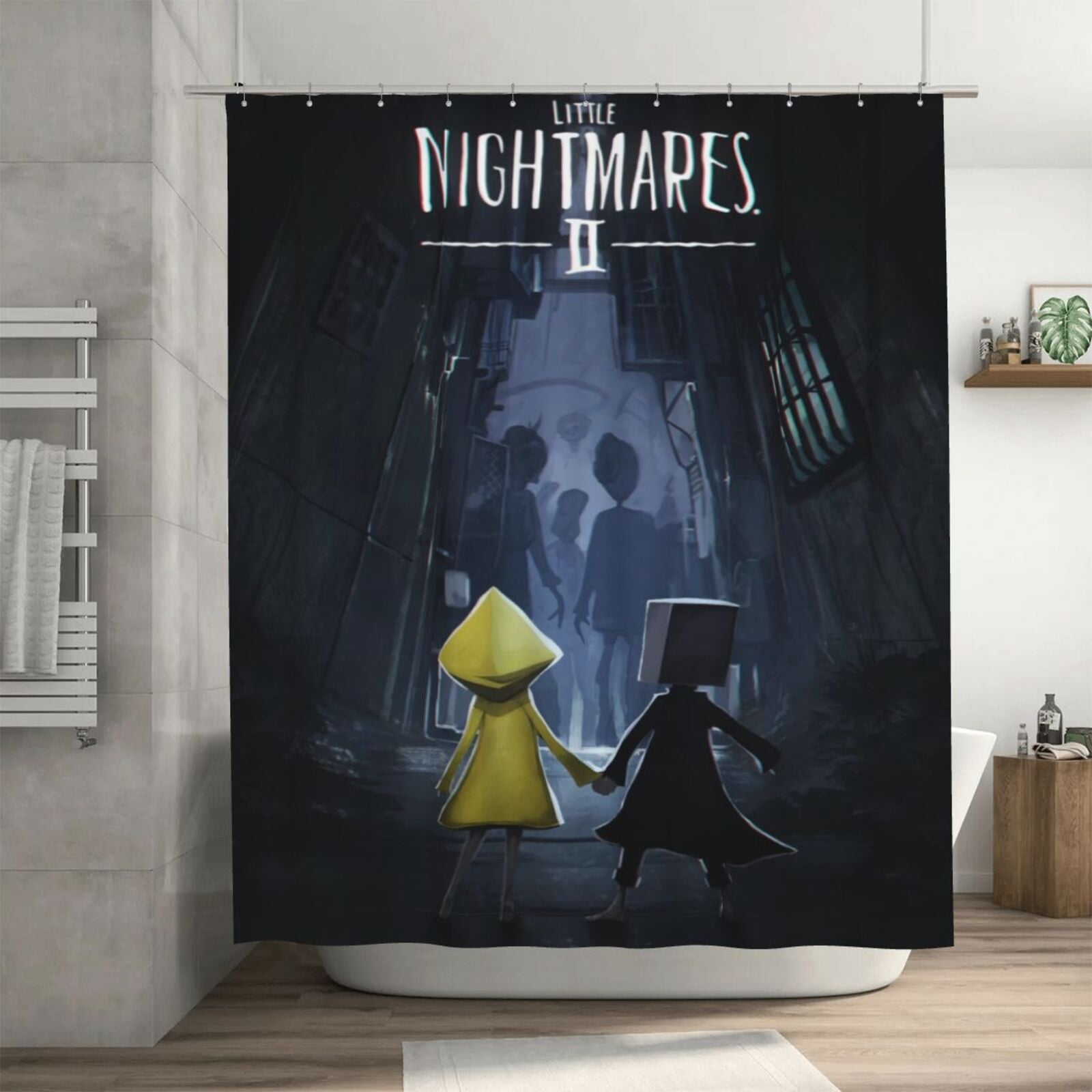 Little Nightmares Shower Curtain for Bathroom, Colorful Print ...