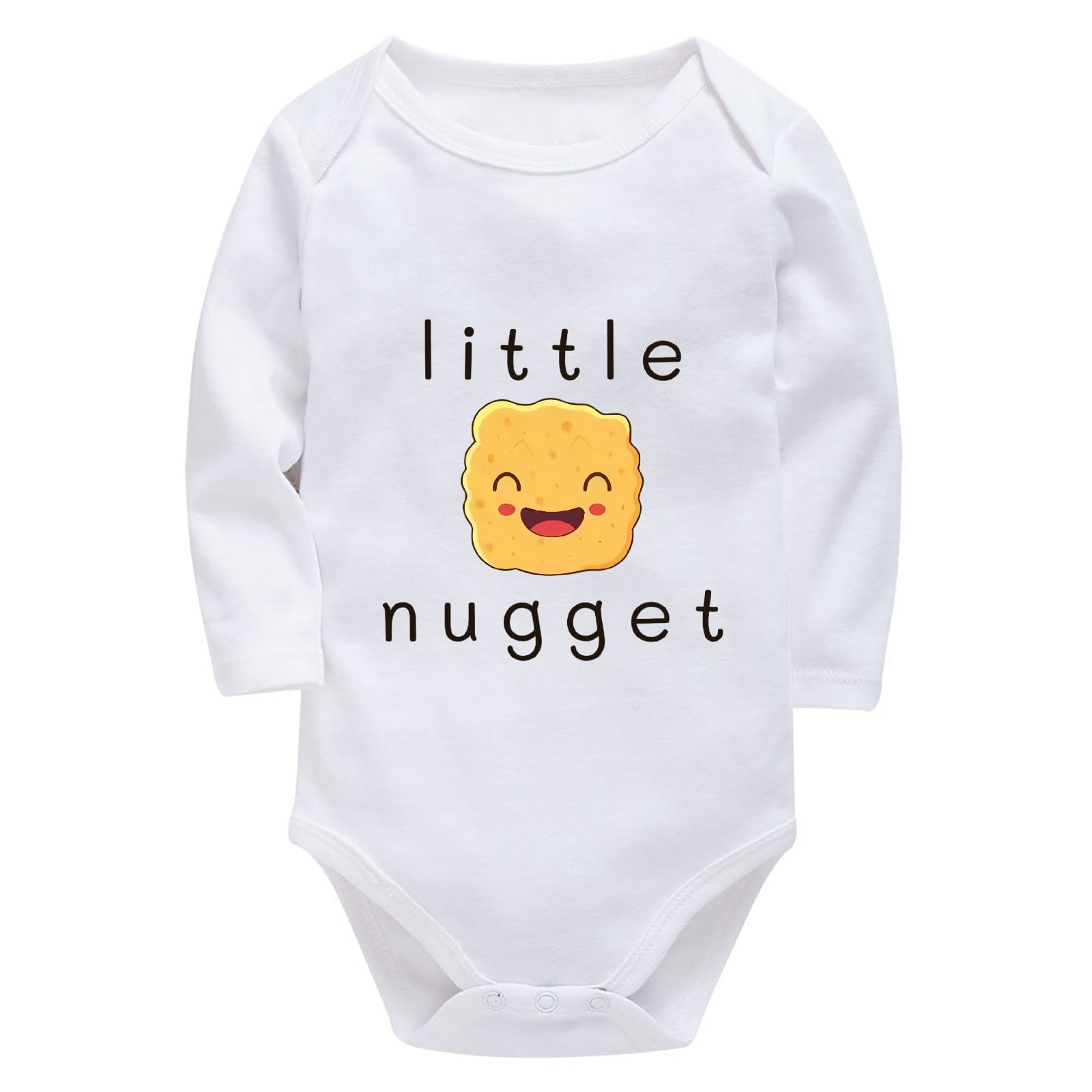 Little Nugget Newborn Boy Coming Home Outfit Long Sleeve Cute Newborns ...