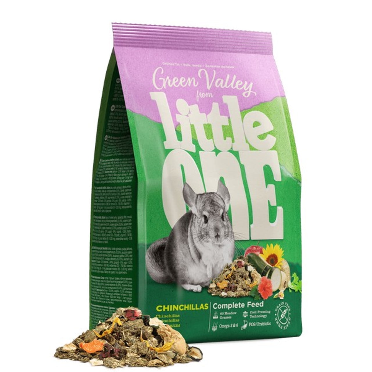 Little One Inch Green ValleyInch Fibrefood For Chinchillas Small Animal ...