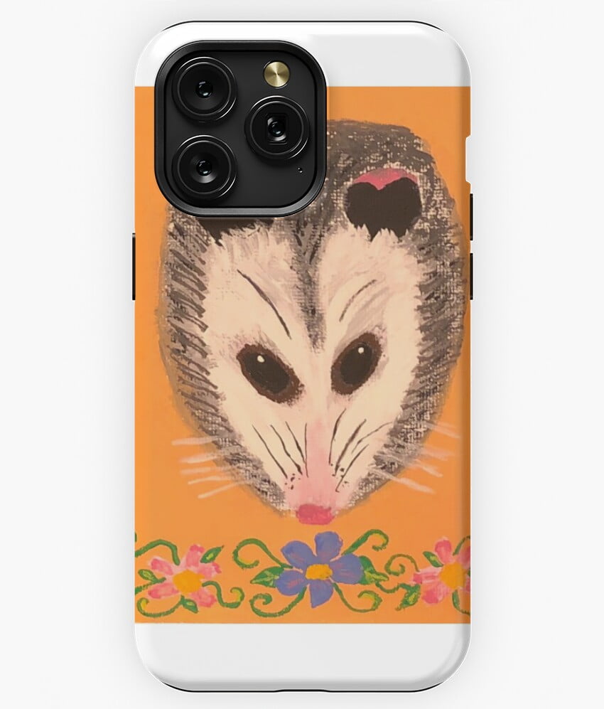 Little Opossum Cute Animal Art M3479 Phone Case for iPhone 17 16 15 14 ...