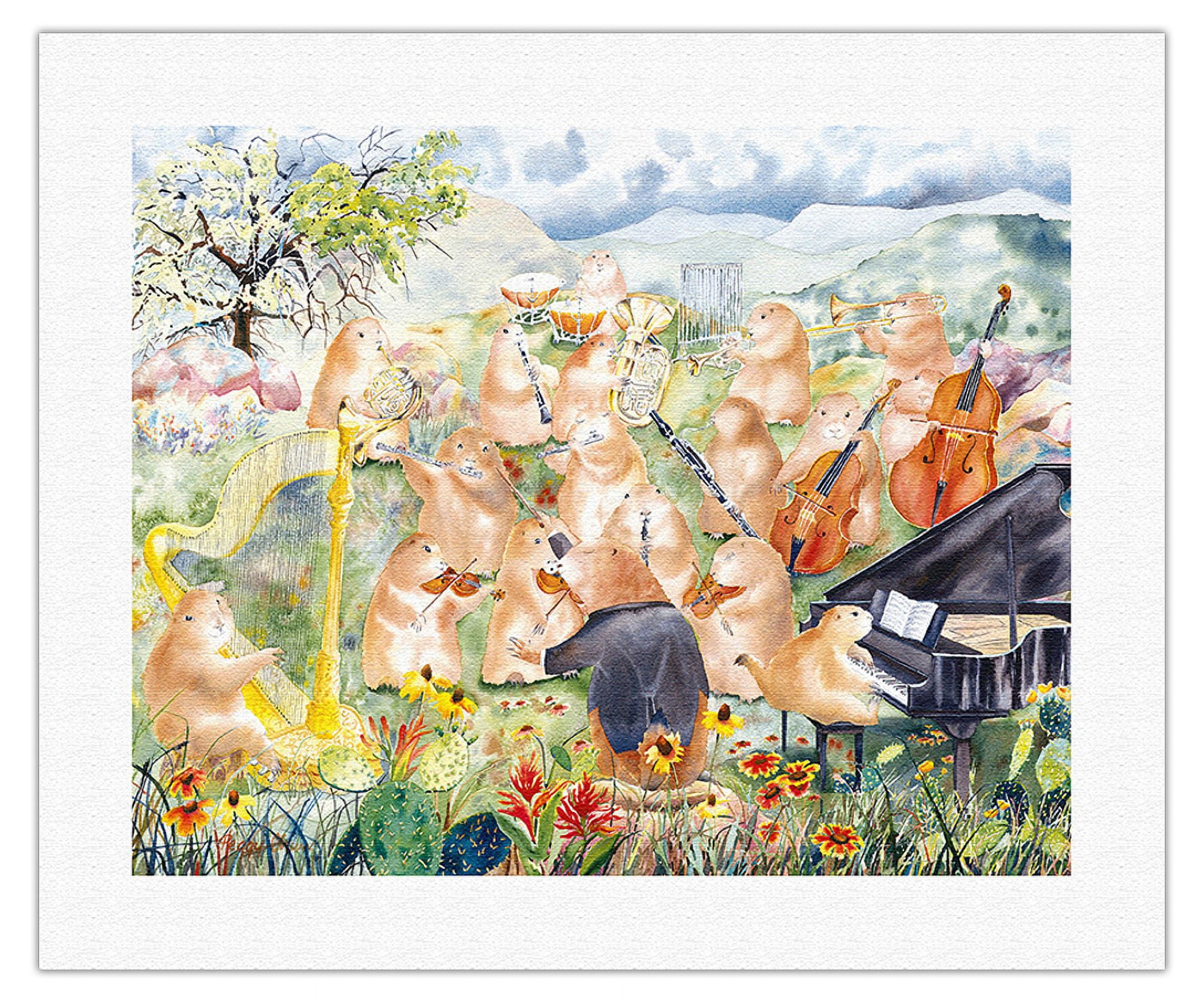 Little Orchestra Prairie - Musical Prairie Dogs - From an Original ...