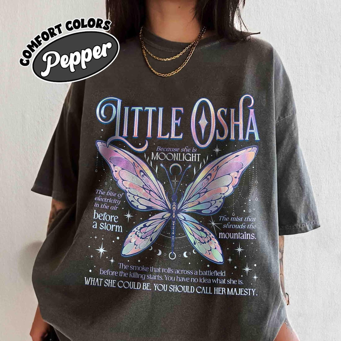 Little Osha Butterfly Comfort Colors Shirt, Quicksilver Callie Hart ...
