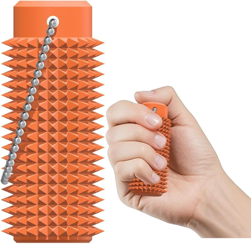 Little Ouchies Fidget - Pocket-Sized Stim Keychain with Spiky Grippie ...