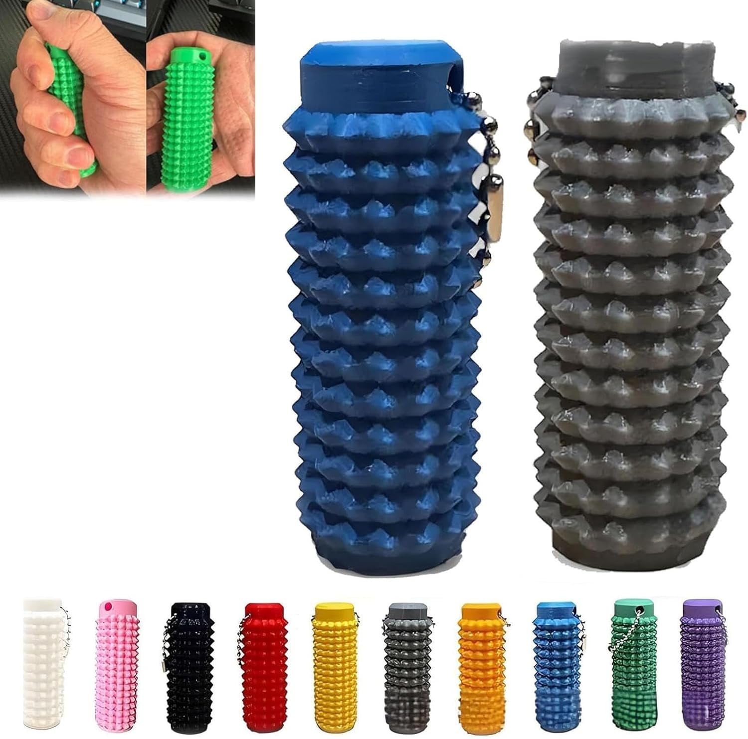 Little Ouchies Fidget, Spiky Grippie Stim Keychain, Pocket Mini Fidget ...