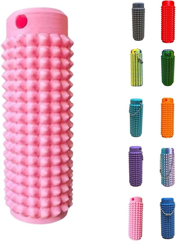 2026 New Portable Vibrant Colors Stim Tool, Spiky Grippie Stim Keychain ...