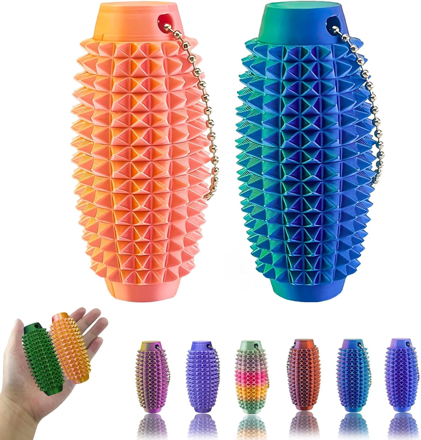 Little Ouchies Pain Stim Keychain, Fidget Toy for Adults - 3D Printed ...