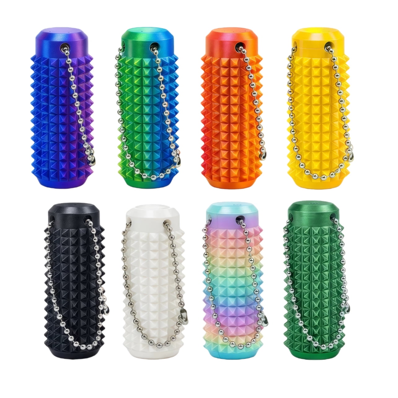 Little Ouchies Spiky Sensory Fidget Keychain Set, 8-Pack 3D Printed ...