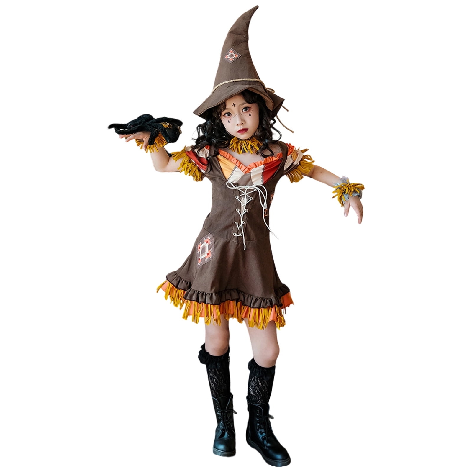 Little Outfits for Girls Sets Casual Farm Theme Ghost Pumpkin Skeleton ...