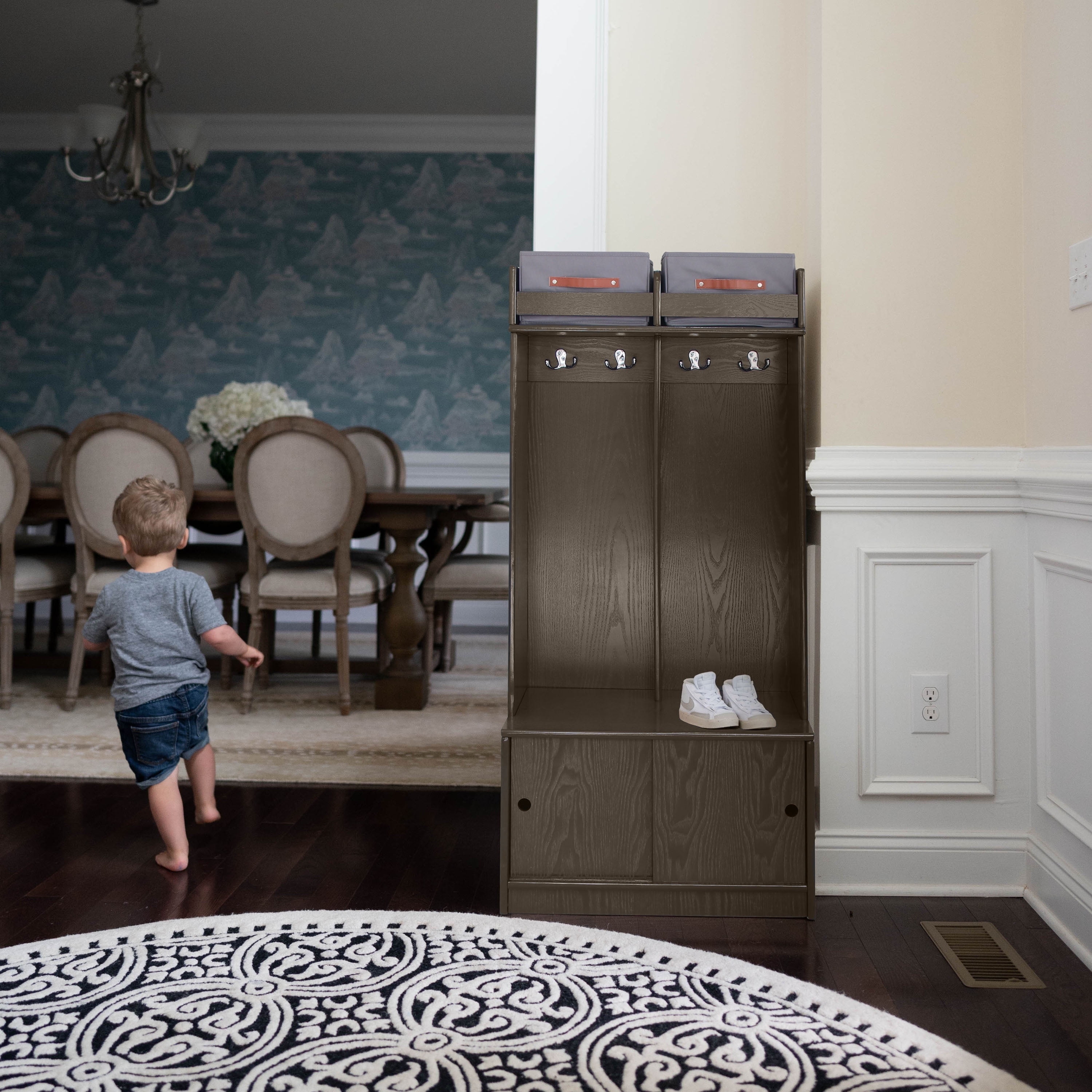 Little Partners Learn 'N Store Deluxe Cubby with Storage Bins - Children's Classic Design ...