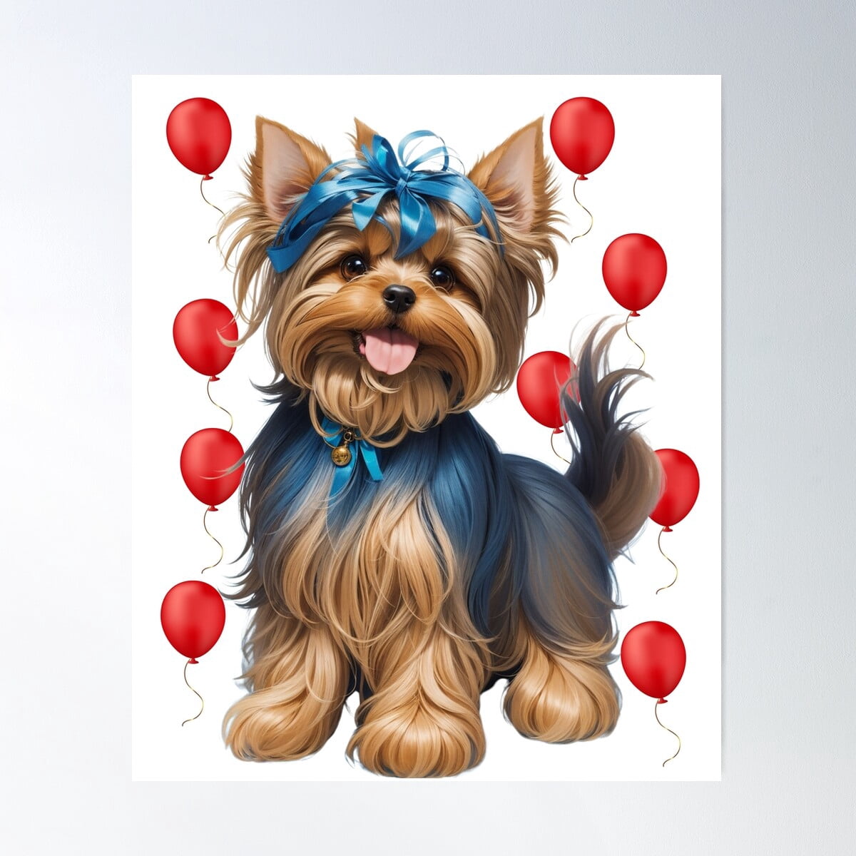 Little Paws, Big Heart Poster Wall Art, Modern Wall Decor For Living ...