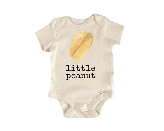 Little Peanut Nut - Baby Boy Girl Clothes Infant Bodysuit Funny Cute ...