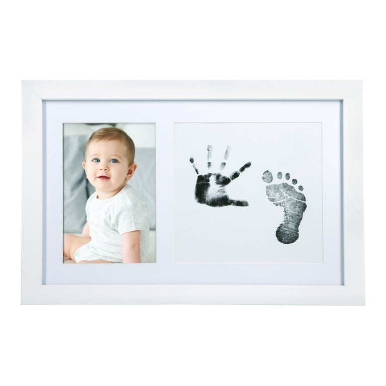 Baby Footprints And Handprints Border