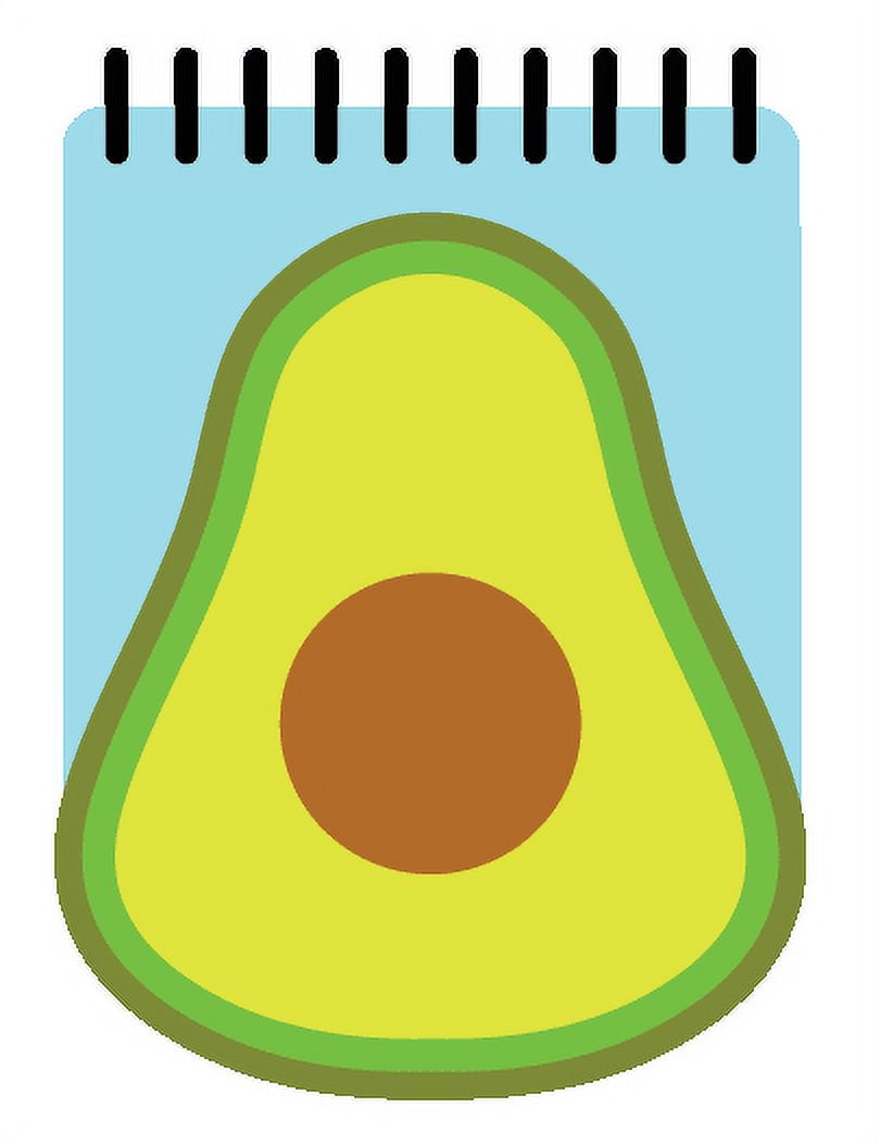 Little Pear By Pearhead Spiral Bound Notebook, 100 Pages, Green Avocado ...