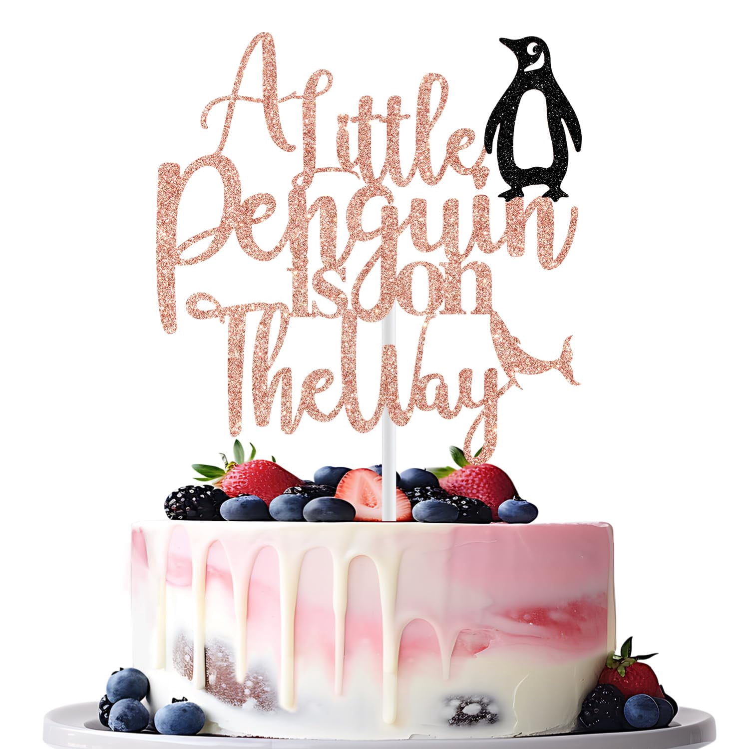 A Little Penguin is on the BSL1 Way Cake Winter Baby Shower Cake ...