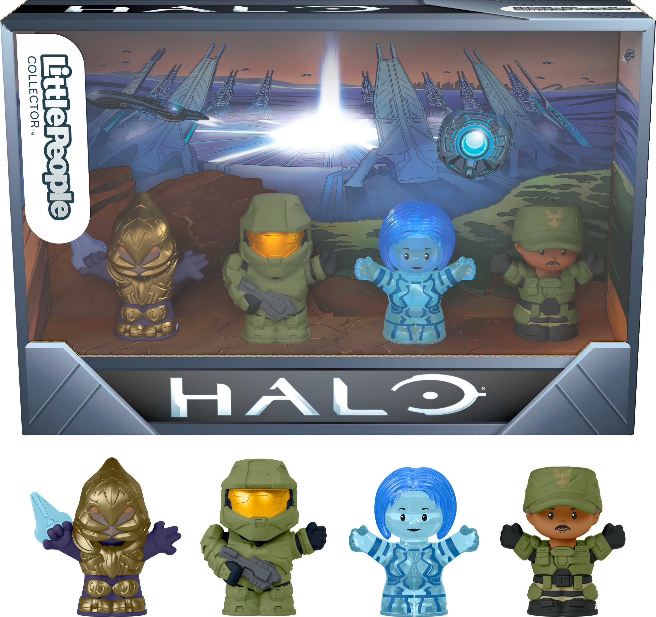 Little People Collector Halo Special Edition Set for Adults & Fans, 4 ...