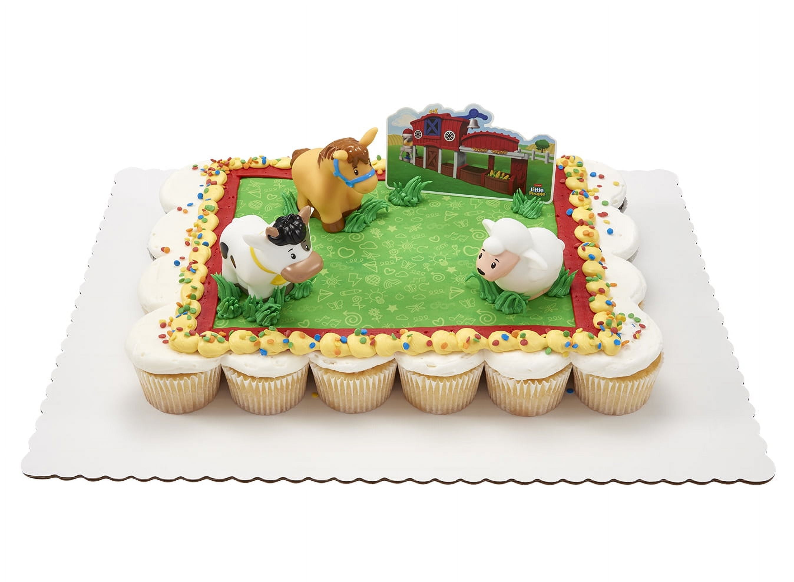 Little People Farm Friends Cupcake Cake - Walmart.com