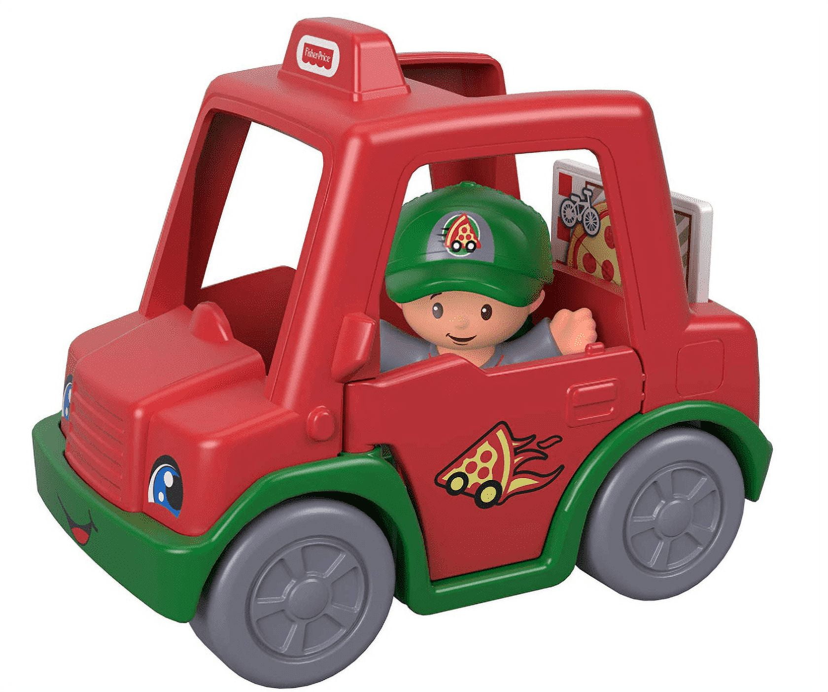 Little People Have a Slice Pizza Delivery Car - Walmart.com