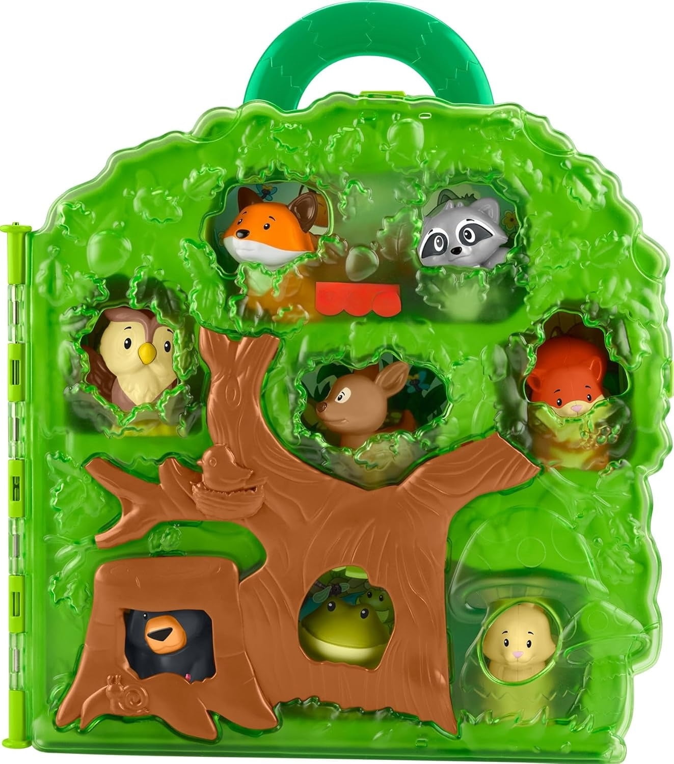 Little People Toddler Toy Forest Friends Carry Case Playset with Animal ...