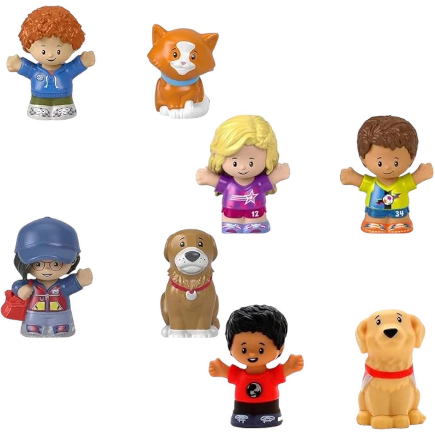Little People Toddler Toys Bundle of 4 Figure Packs Including Dogs and ...