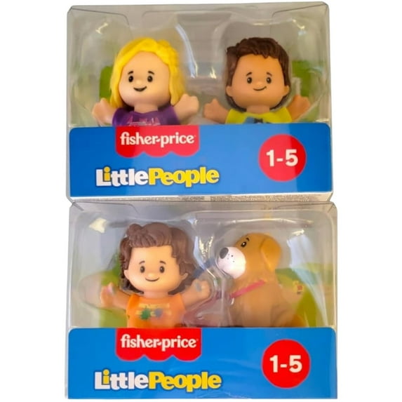 Little People Toddler Toys Figure Packs with Dog and Sports Friends ...